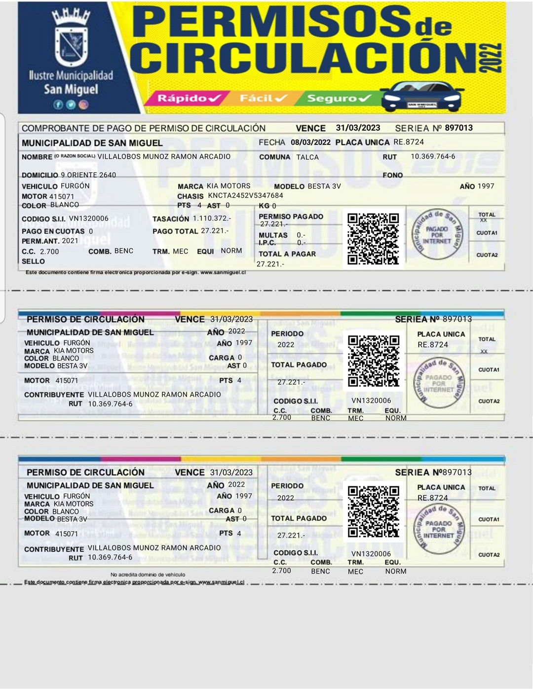 Permisos de Circulación